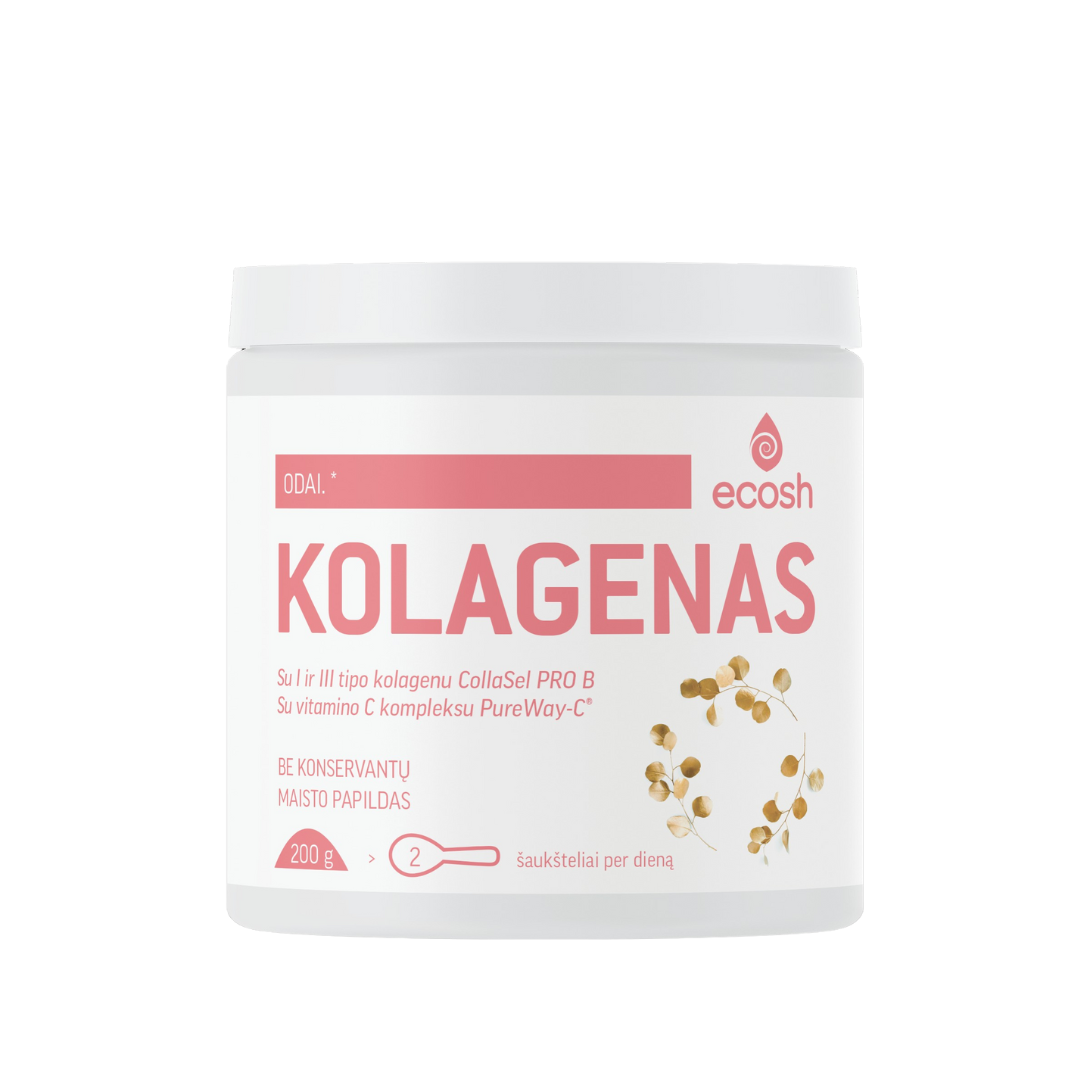 Ecosh Kolagenas CollaSel Pro B su vitaminu C, neutralaus skonio ...