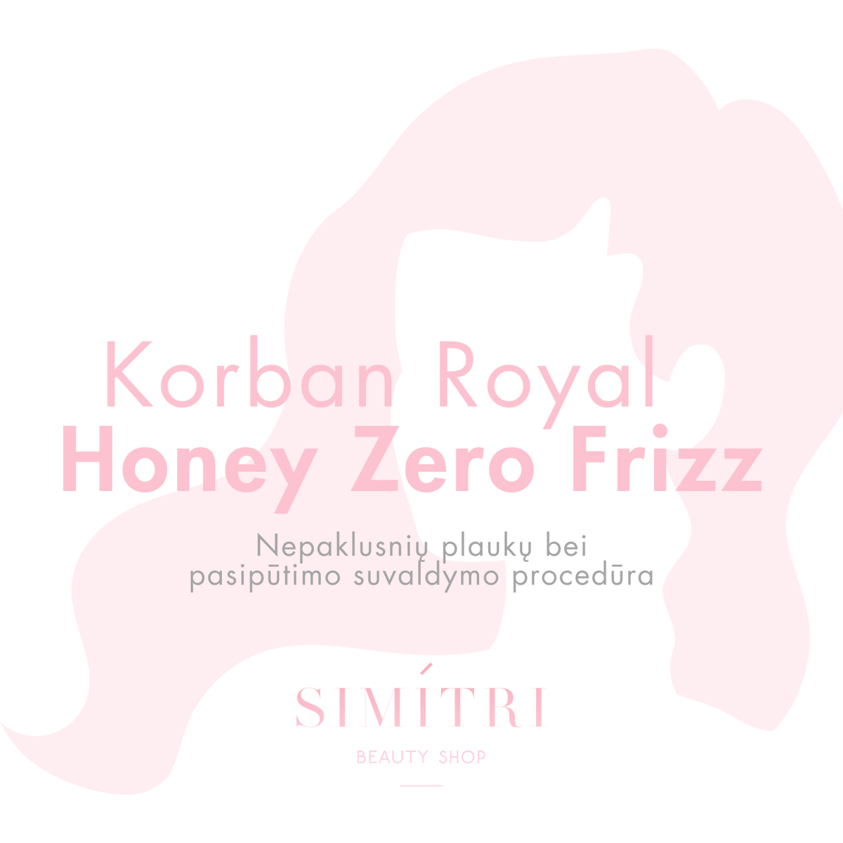 Korban Royal Honey Zero Frizz nepaklusnių plaukų bei pasipūtimo ...