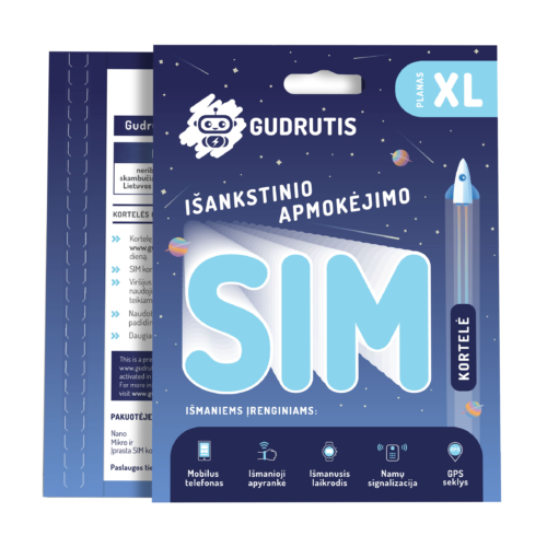 Gudrutis SIM XL - 1 metai | Simitri.lt