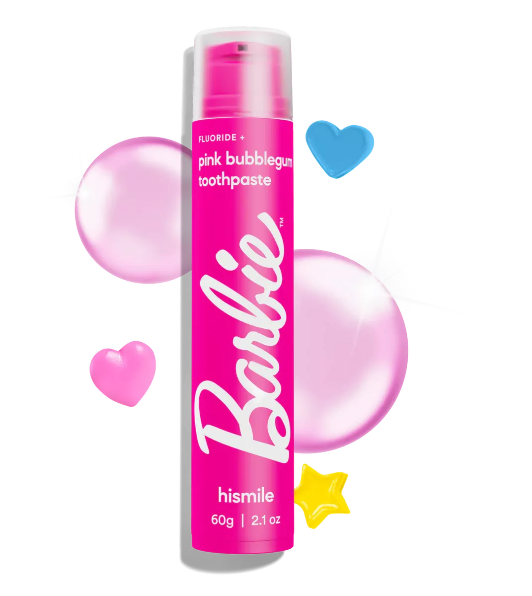 Hismile Barbie Pink Bubblegum Toothpaste kramtomosios gumos skonio ...