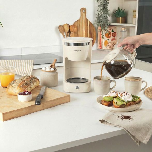 SALTER RETRO DRIP COFFEE MACHINE- CREAM | Simitri.lt